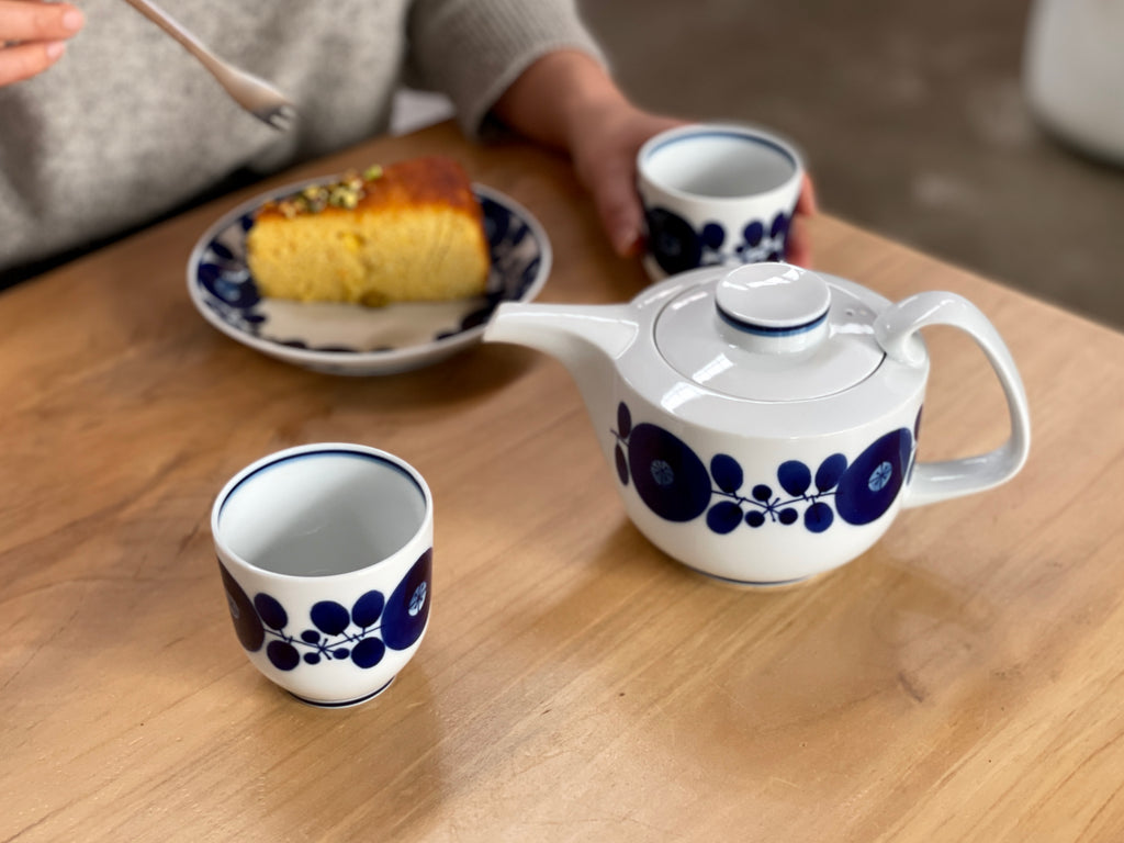 Hakusan Porcelain Bloom Tea Set -CIBI